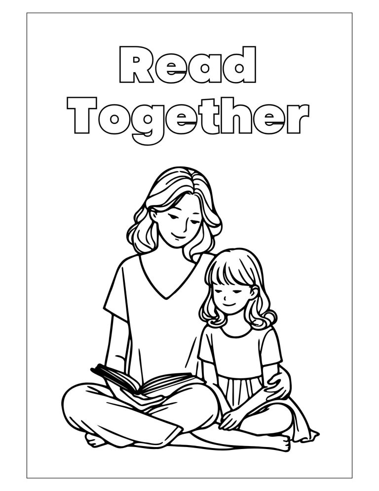 Family Coloring Pages| Free PDF Printable - Handmade Learners
